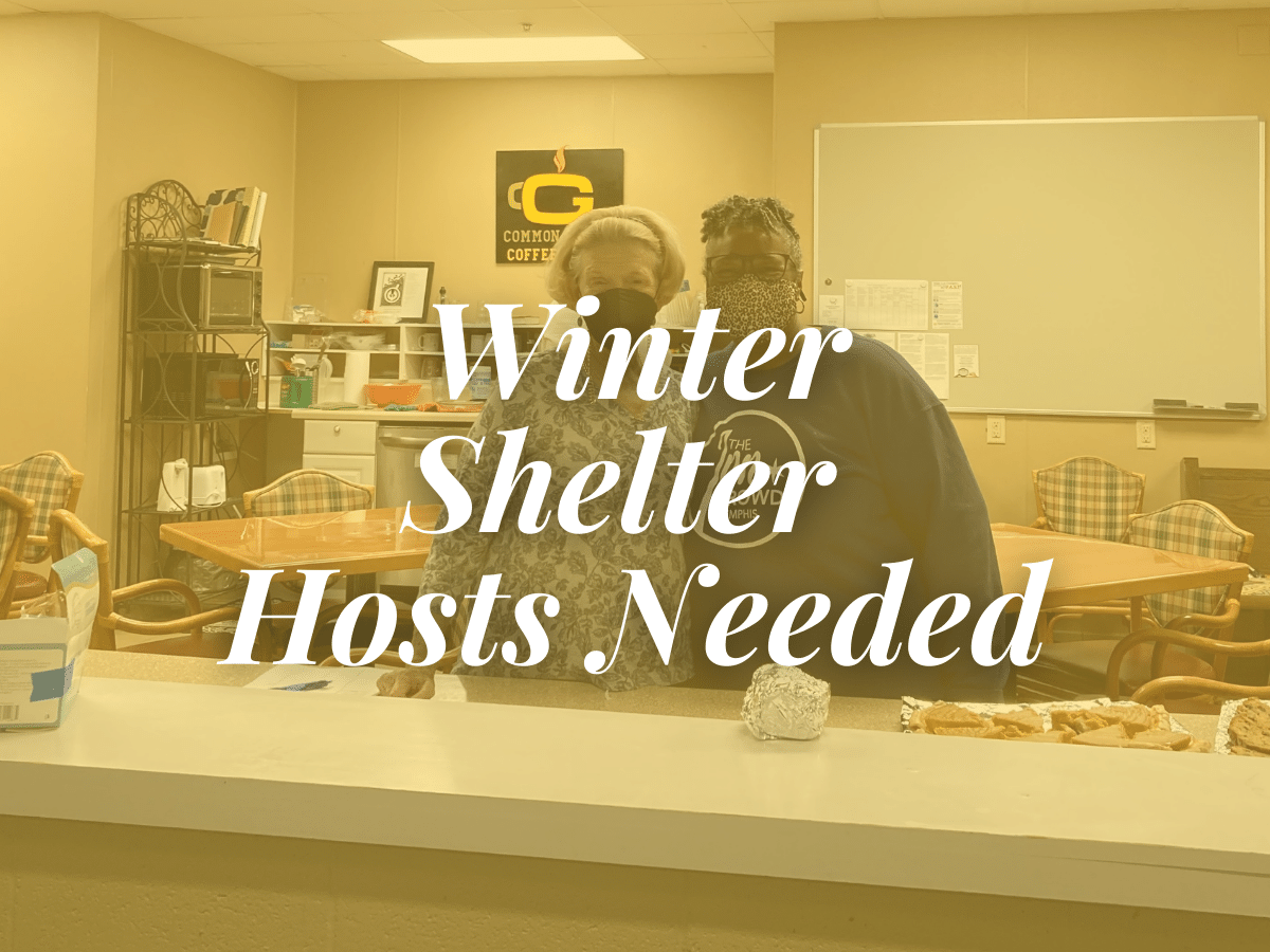 Winter Shelter Hosts Needed : Room in the Inn-Memphis
